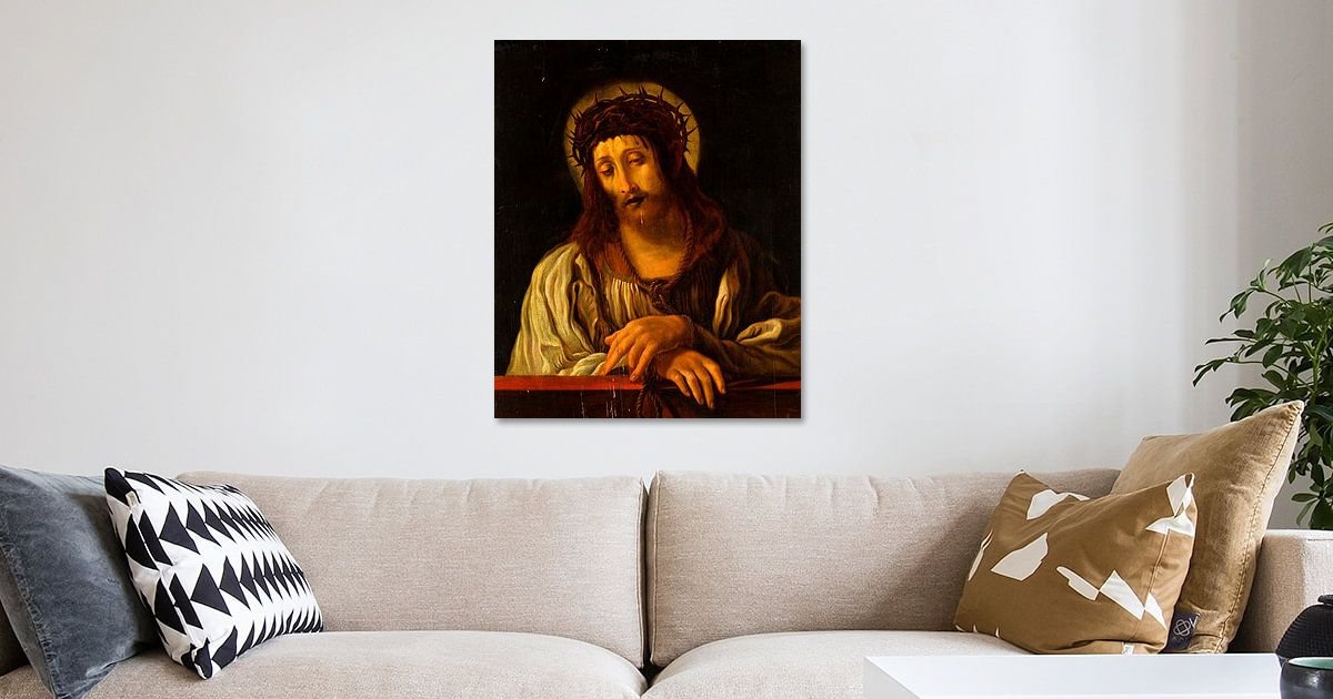 Ecce homo, Domenico Feti (naar) op canvas, behang, poster en meer